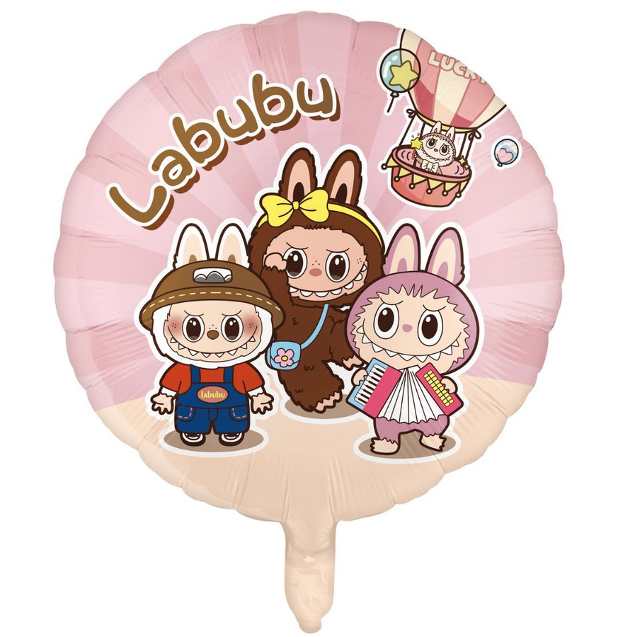 Balon foliowy LABUBU okrągły 18 cali | BALONY I DEKORACJE \ Balony i ...