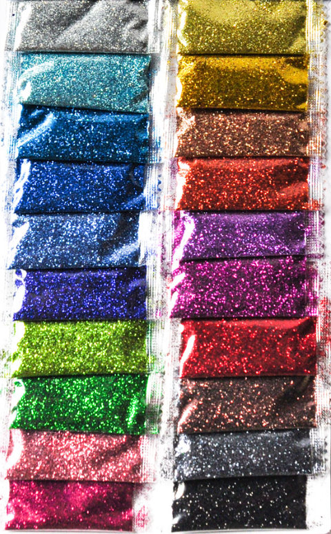 Brokat dekoracyjny sypki metalizowany zestaw 20x2g | ANIMACJA I ...