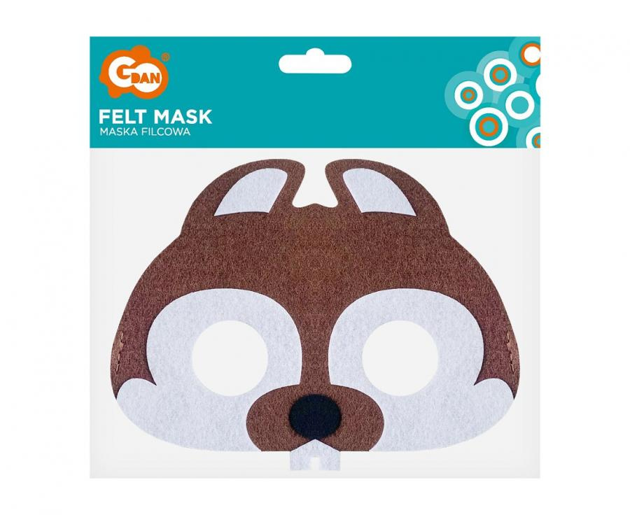 Maska filcowa Bóbr Bóbr | IMPREZY I URODZINY \ Specjalne okazje ...